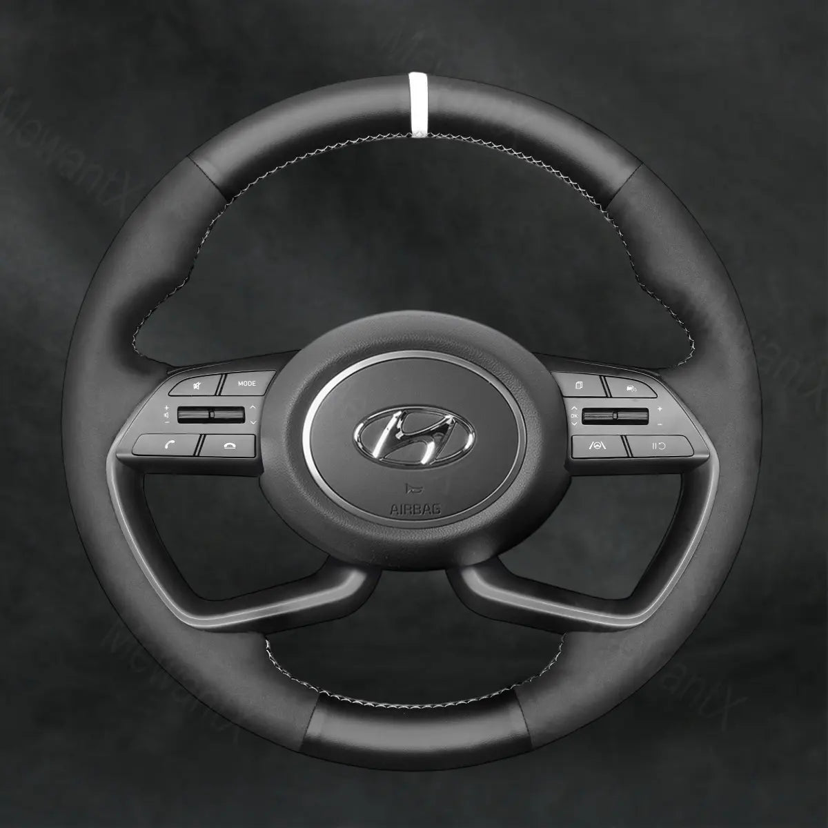 Custom Steering Wheel Cover For Hyundai Creta 2022-2025 | MewantX – Mewantx